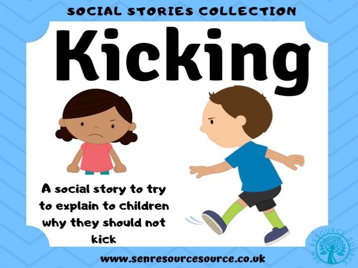 Kicking Social Story | Teaching Resources