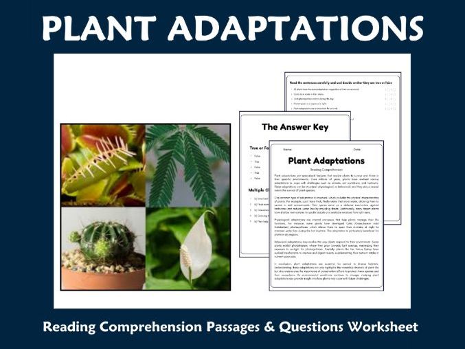 Science : Reading Comprehension Passages & Questions Worksheets Bundle1 ...