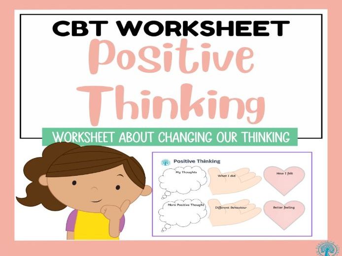 Positive Thinking Worksheet | Teaching Resources