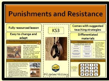 Slave punishments and resistance by PilgrimHistory | Teaching Resources
