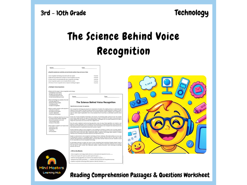The Science Behind Voice Recognition Reading Comprehension Passages ...