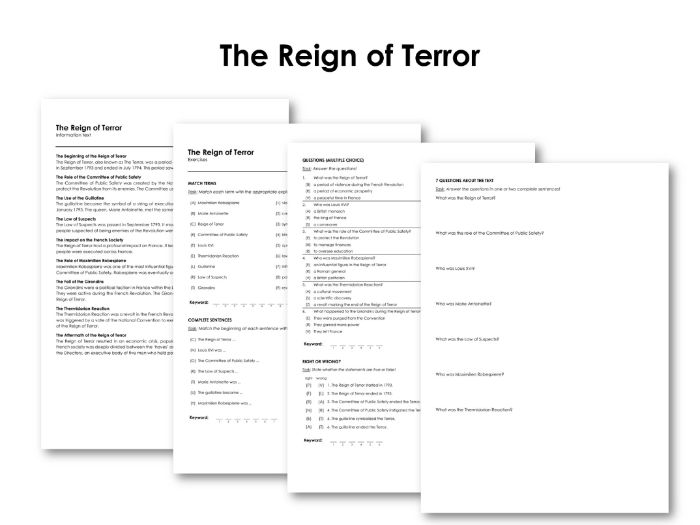 The Reign of Terror | Teaching Resources