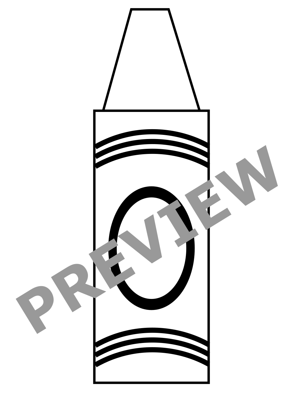 Blank Crayon Templates - 4 Designs - Printable | Teaching Resources