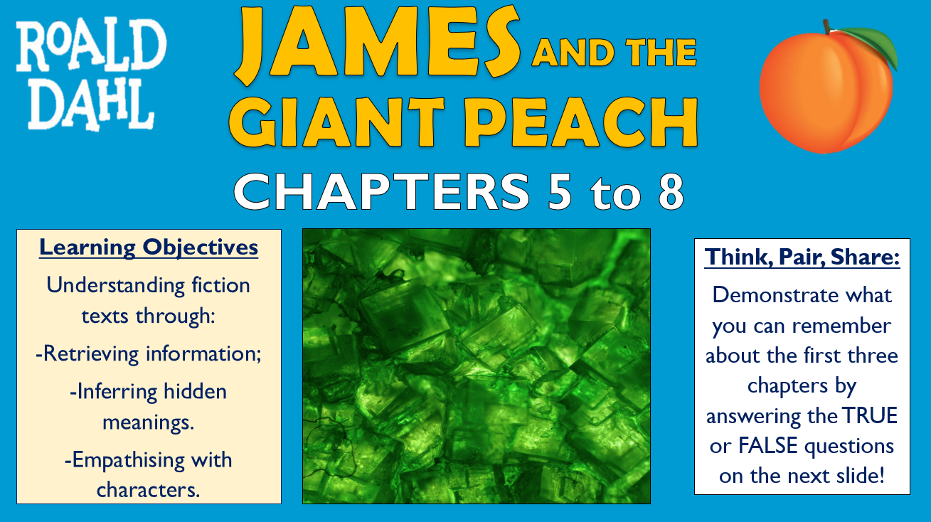 James and the Giant Peach - Chapters 5-8! | Teaching Resources