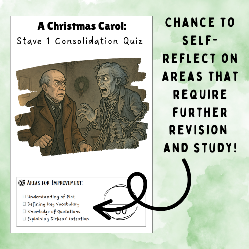 GCSE - A Christmas Carol - Stave 1, 80 Question Revision Quiz ...