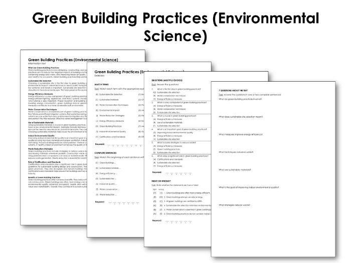 Green Building Practices (Environmental Science) | Teaching Resources