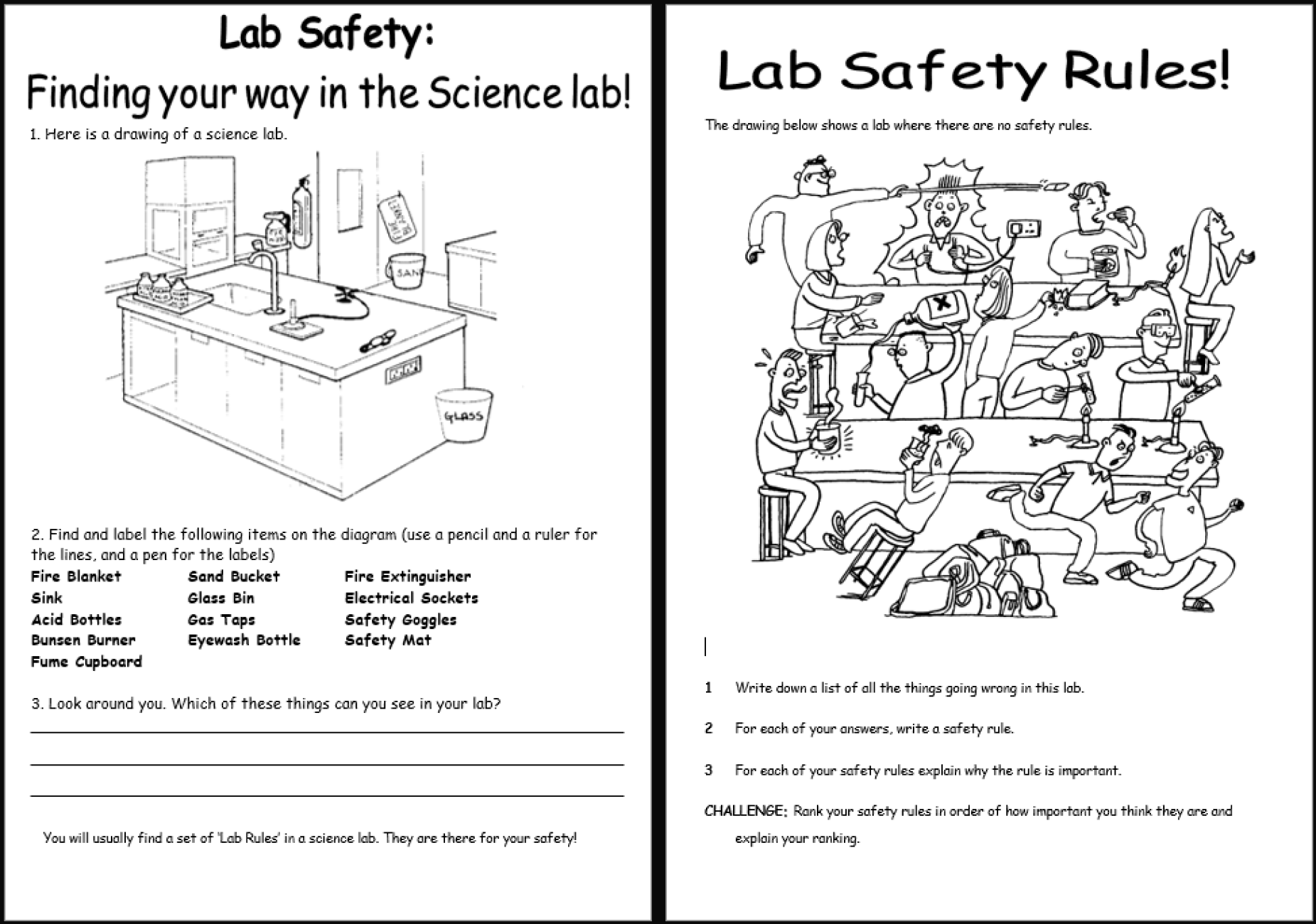 Back To School Science Teaching Resources