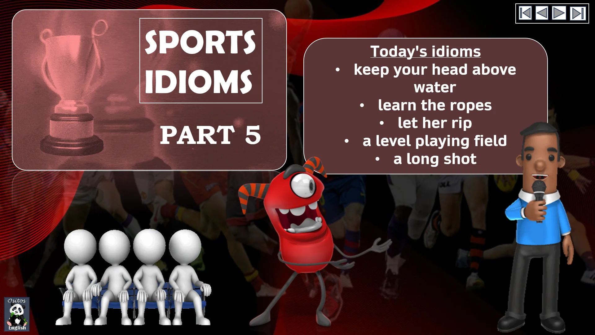 Advanced ESL: Sports Idioms Part 5 | Teaching Resources