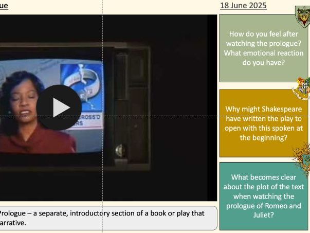 Introduction to Shakespeare: Part One Scheme | Teaching Resources