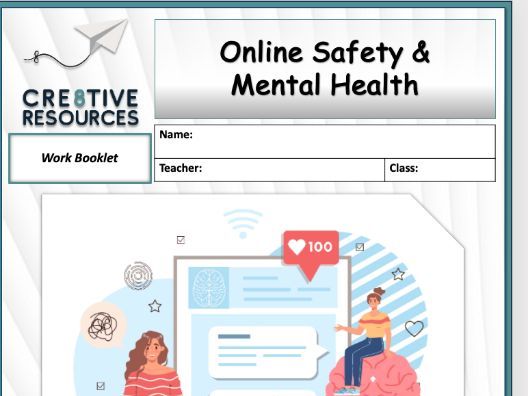 Online Safety & Mental Health Student Workbooklet PSHE | Teaching Resources