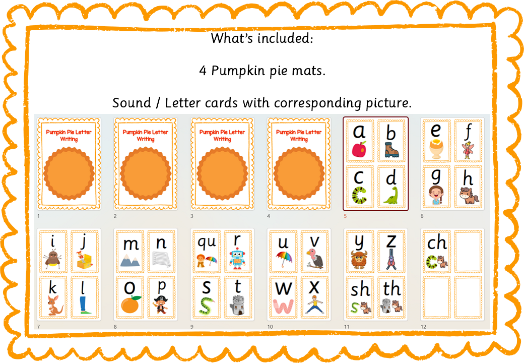 Pumpkin Pie Shaving Cream Letters plus Sound / Letter Cards | Teaching ...
