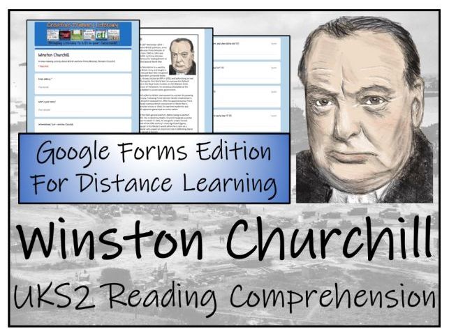 UKS2 Winston Churchill Biography & Reading Comprehension Bundle ...