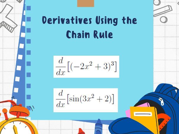 Derivatives Using the Chain Rule | Teaching Resources