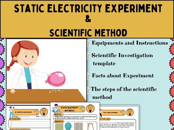 Static Electricity Butterfly Experiment : STEM activities and ...