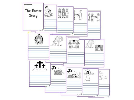 Easter Story Writing Booklet by Fairydoesit - Teaching Resources - Tes