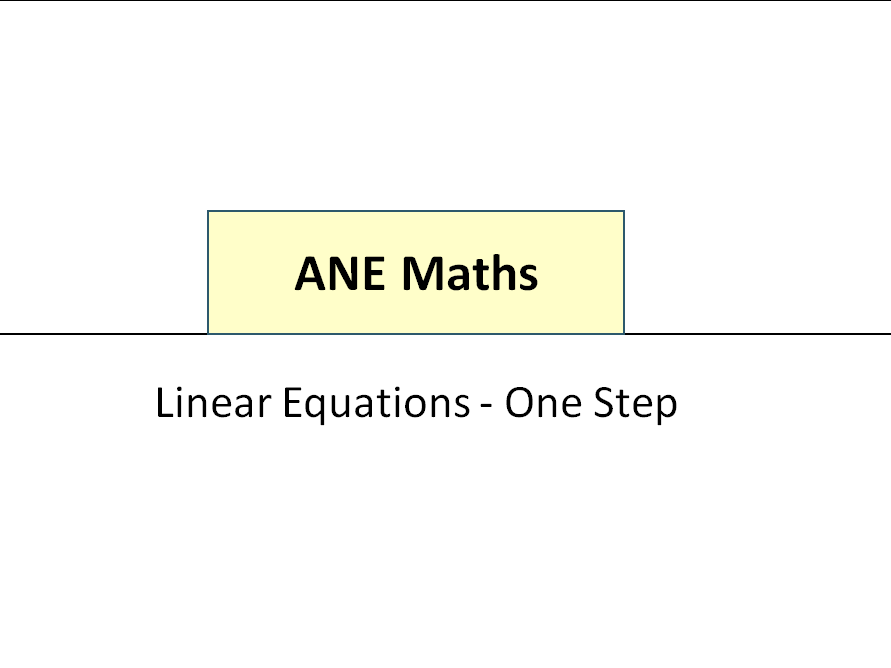 Secondary solving equations resources