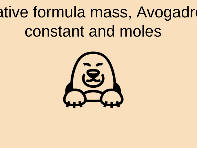 C3 - Relative formula mass and moles | Teaching Resources