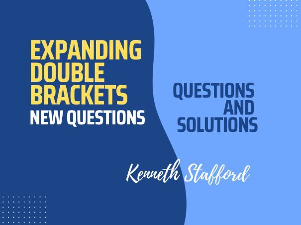 Expanding Double Brackets | Teaching Resources