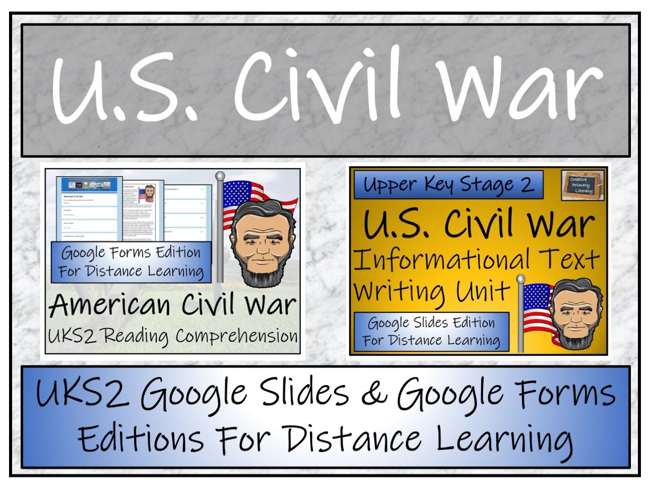 UKS2 American Civil War Informational Writing & Reading Comprehension ...