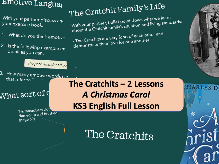 A Christmas Carol - The Cratchits | Teaching Resources