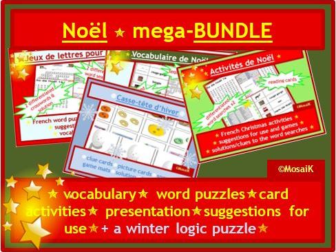 Christmas Colourful French Mega-BUNDLE | Teaching Resources