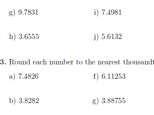 Rounding numbers (worksheet with solutions) | Teaching Resources