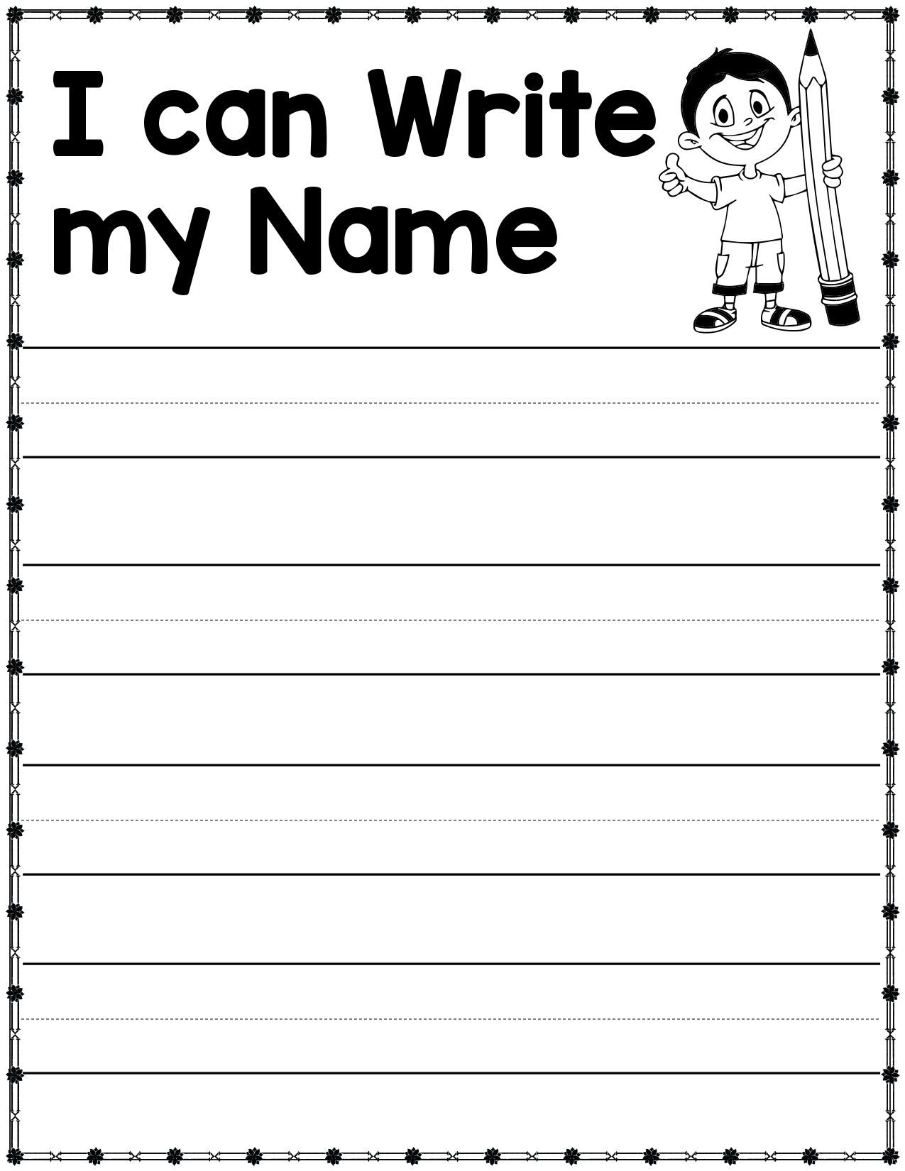 Editable Name Writing Practice Sheet - Tracing Name Worksheets ...