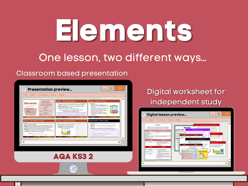 Elements Lesson bundle | Teaching Resources