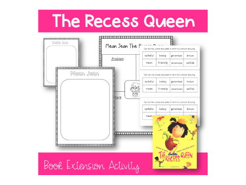 The Recess Queen Activities | Teaching Resources