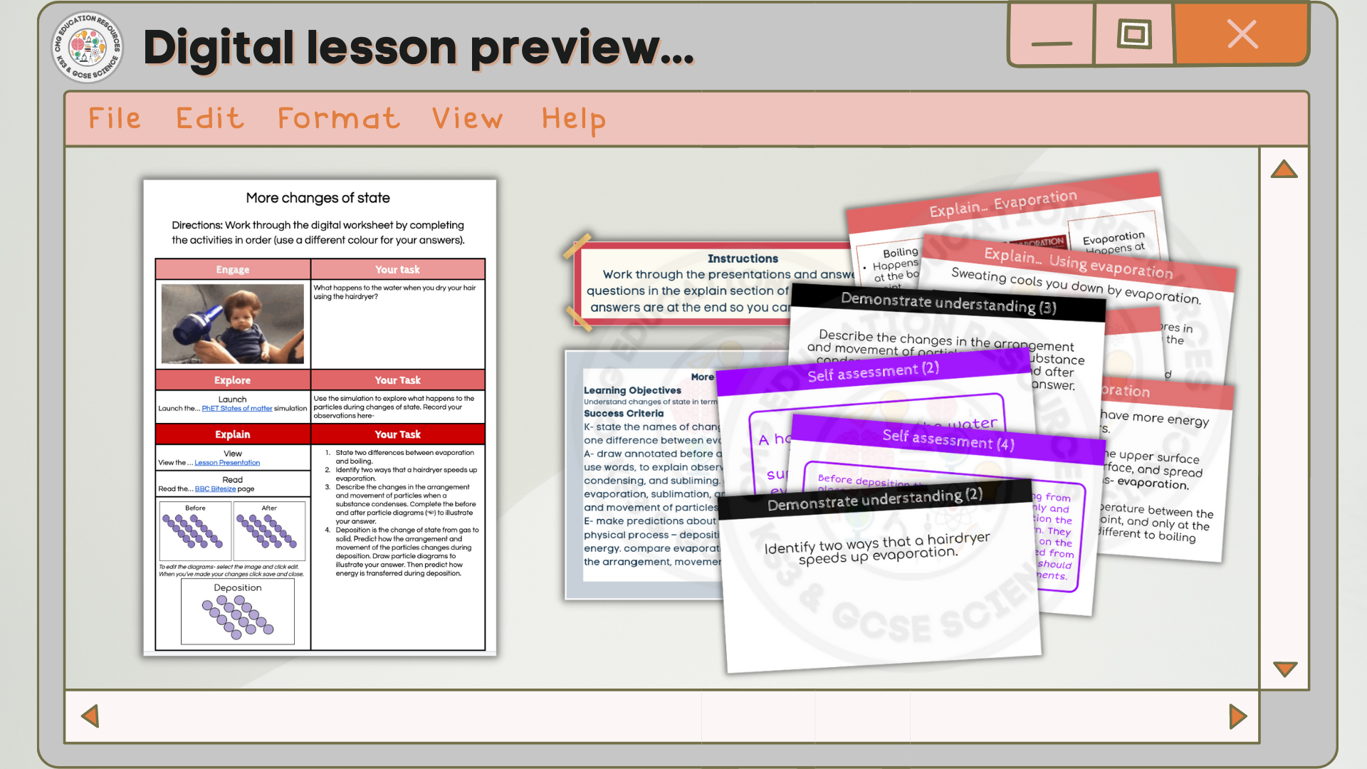 More changes of state Distance learning | Teaching Resources
