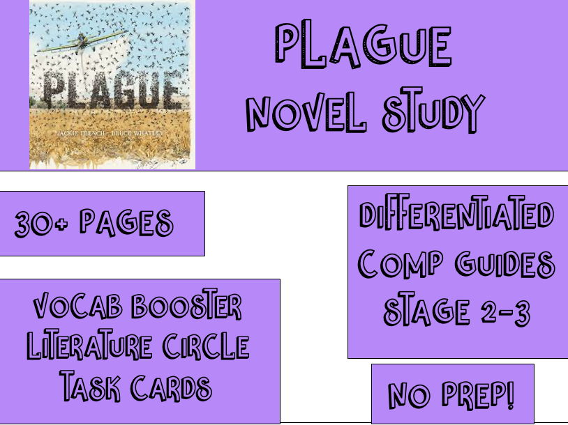 Plague - Jackie French - Resource Bundle - Stages 2-3 - CBCA Notables ...