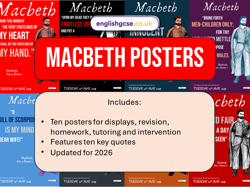 Macbeth Display | Teaching Resources