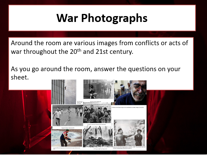 War Photographer Lesson | Teaching Resources