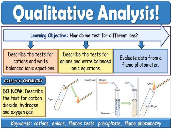 Qualitative Analysis Chemistry Lab At Michael Wing Blog