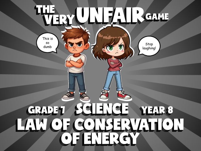 Law of Conservation of Energy VERY UNFAIR GAME | No-Prep Year 8 Science ...