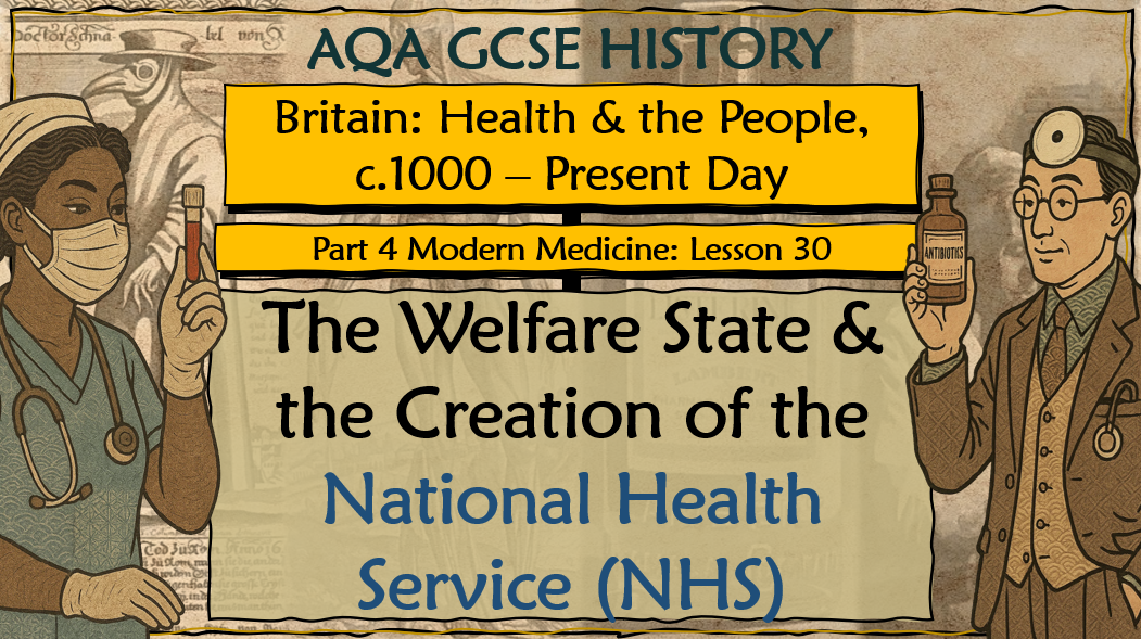 Creation of the NHS & Welfare State - Britain Health & People - GCSE ...