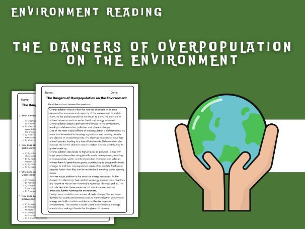 The Dangers of Overpopulation on the Environment - Environment Reading ...
