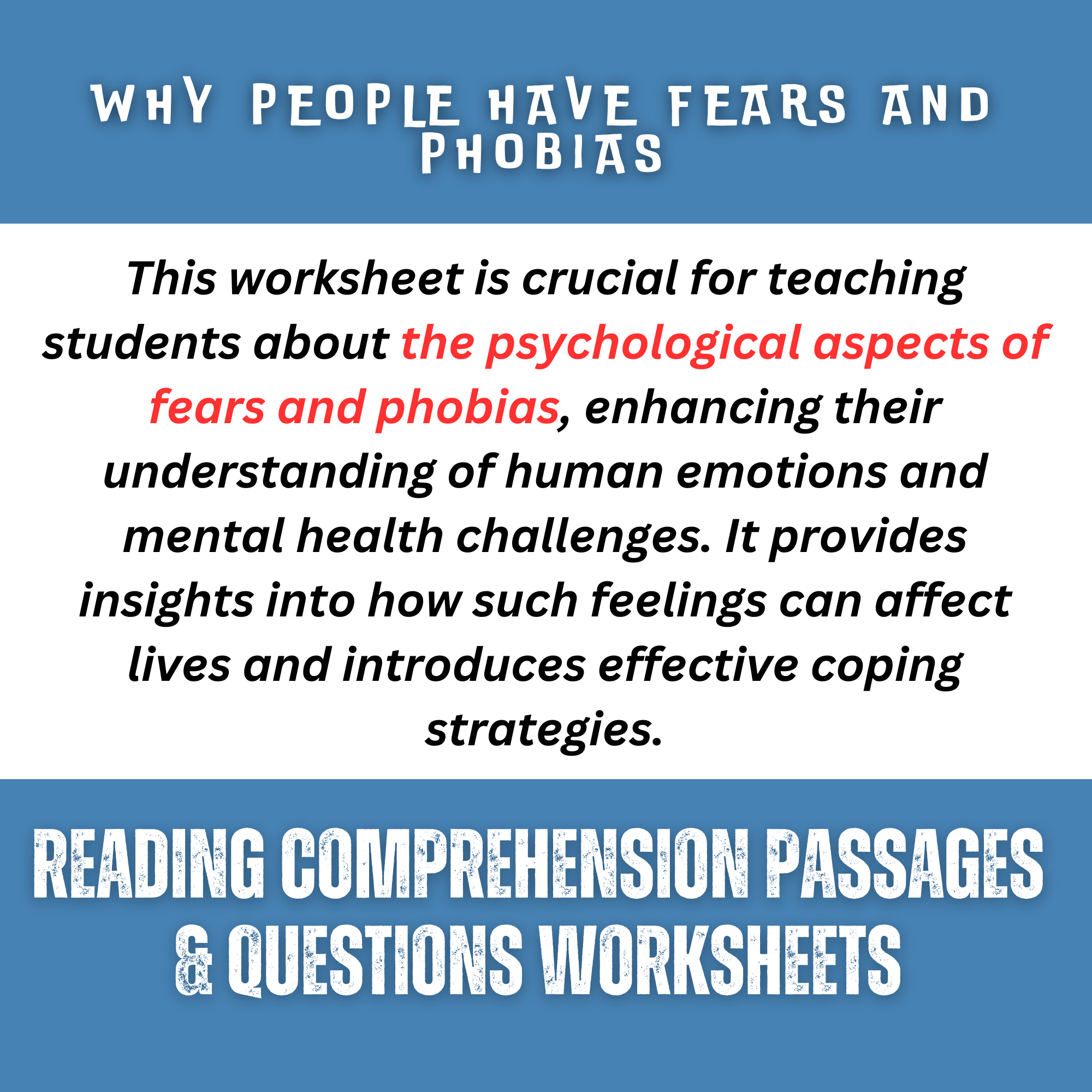 Why People Have Fears and Phobias -Psychology and Human Behavior ...