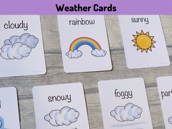 Weather Cards | Teaching Resources