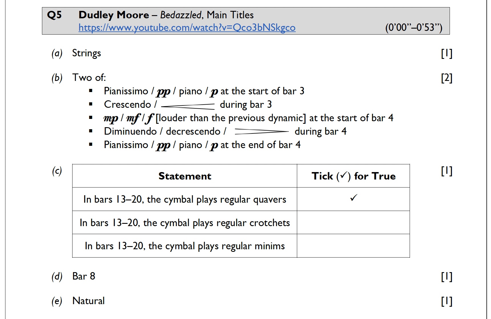 Eduqas GCSE Music - Practice / Mock Exam / Sample - Paper C | Teaching ...