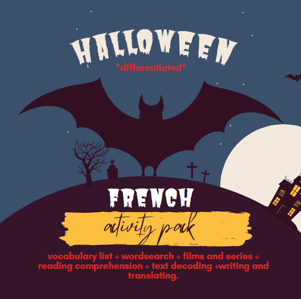 French Halloween Activity Pack | Teaching Resources