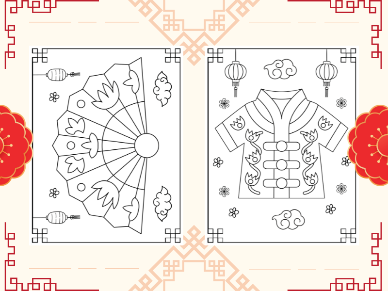 Chinese New Year Coloring Pages : Celebrate Chinese New Year | Teaching ...
