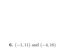 Equation of a straight line passing through two points worksheet (with ...