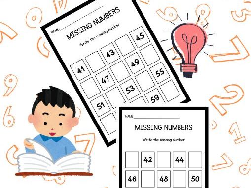 Write the Missing Number –1 to 100 Odd & Even | Teaching Resources