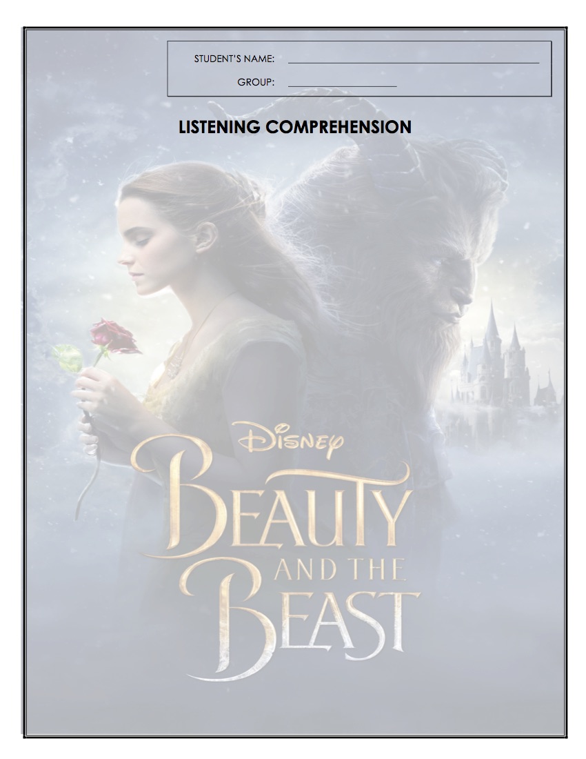 Listening Comprehension - Beauty and the Beast (2017) | Teaching Resources