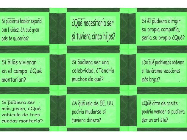 Conditional Sentences Type 2 Spanish 4 Worksheet-2 Game-1 Exam Bundle ...