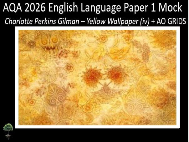 One AQA 2026 GCSE English Language Paper 1 Mock | AO GRIDS - (Gil - iv ...