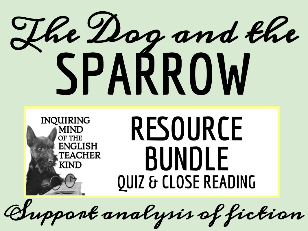 "The Dog and the Sparrow" by the Brothers Grimm Resource Bundle ...