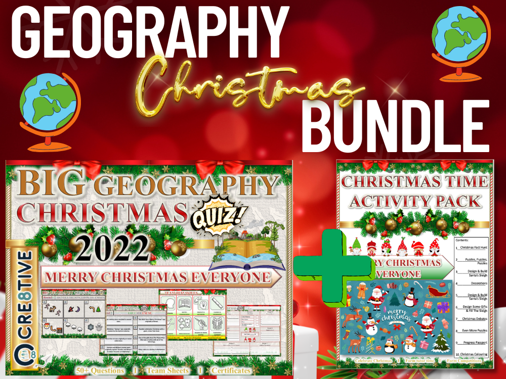 Geography Christmas 2023 | Teaching Resources