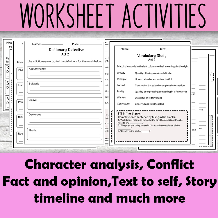 Hamlet Novel Study | Teaching Resources